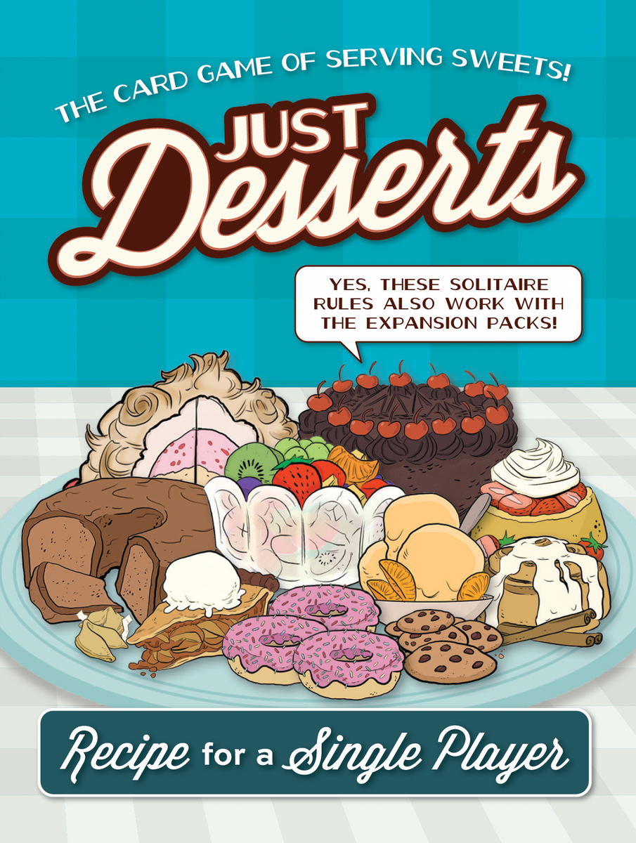 Just Desserts Solo Rules Recipe Card – Looney Labs