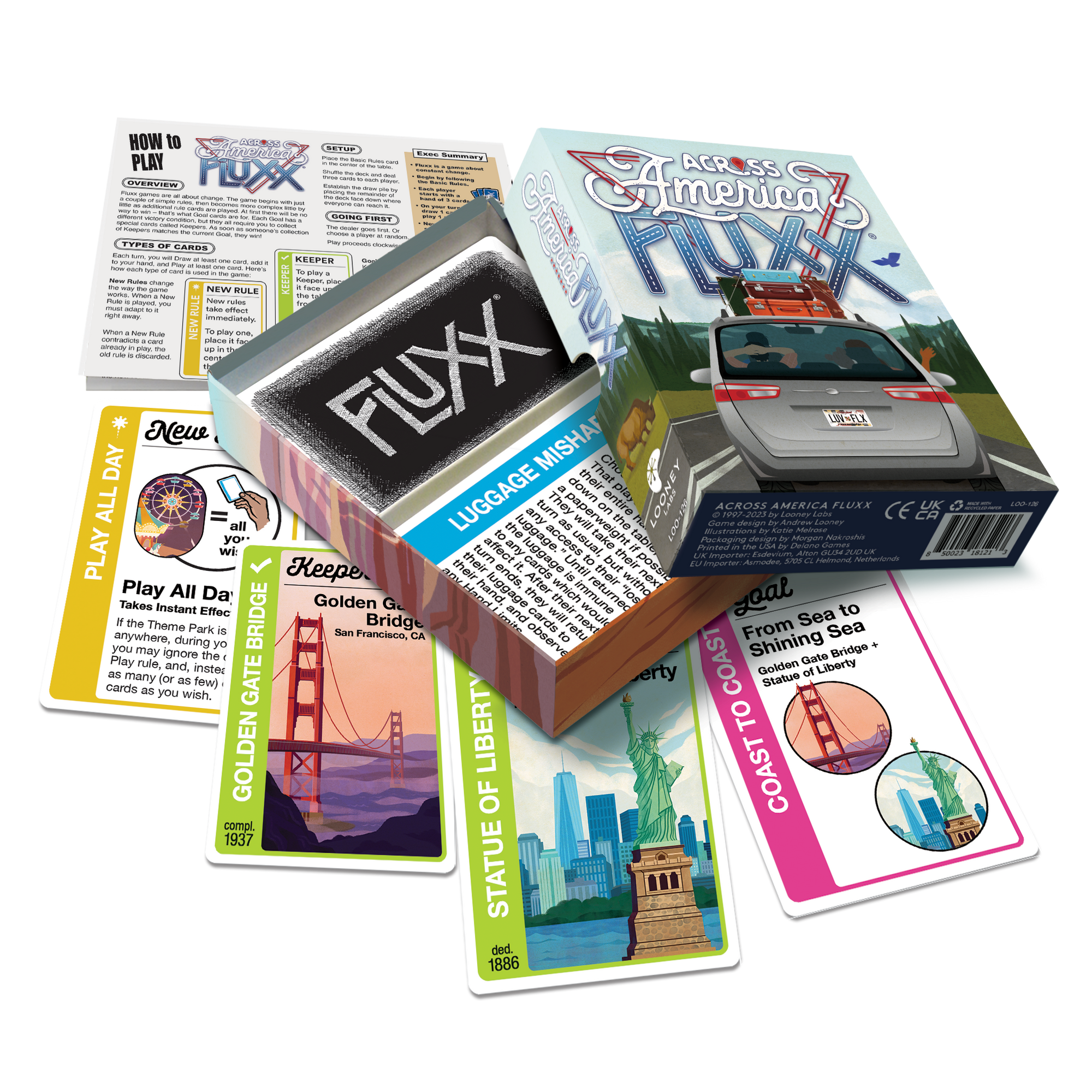 Across America Fluxx – Looney Labs
