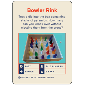 Bowler Rink Card – Looney Labs