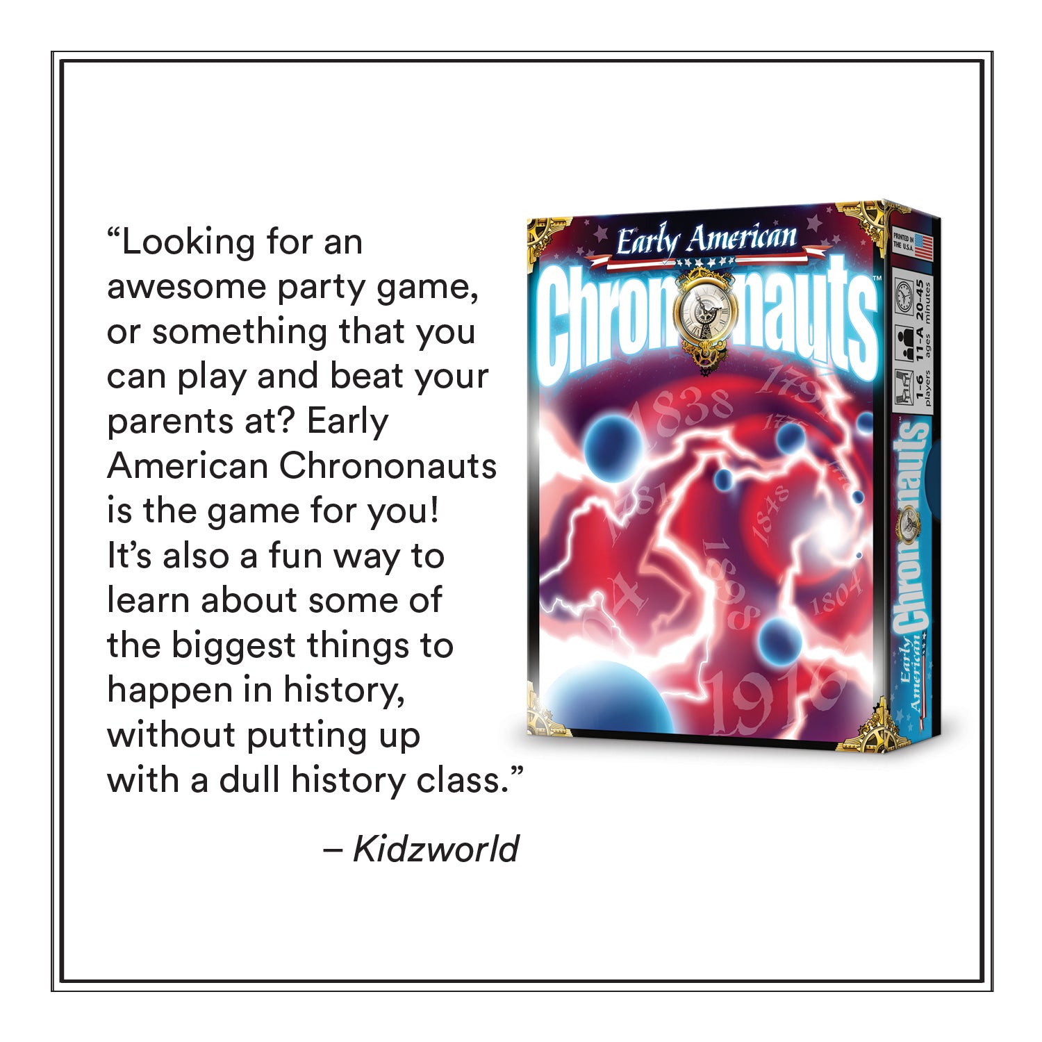 Early American Chrononauts – Looney Labs