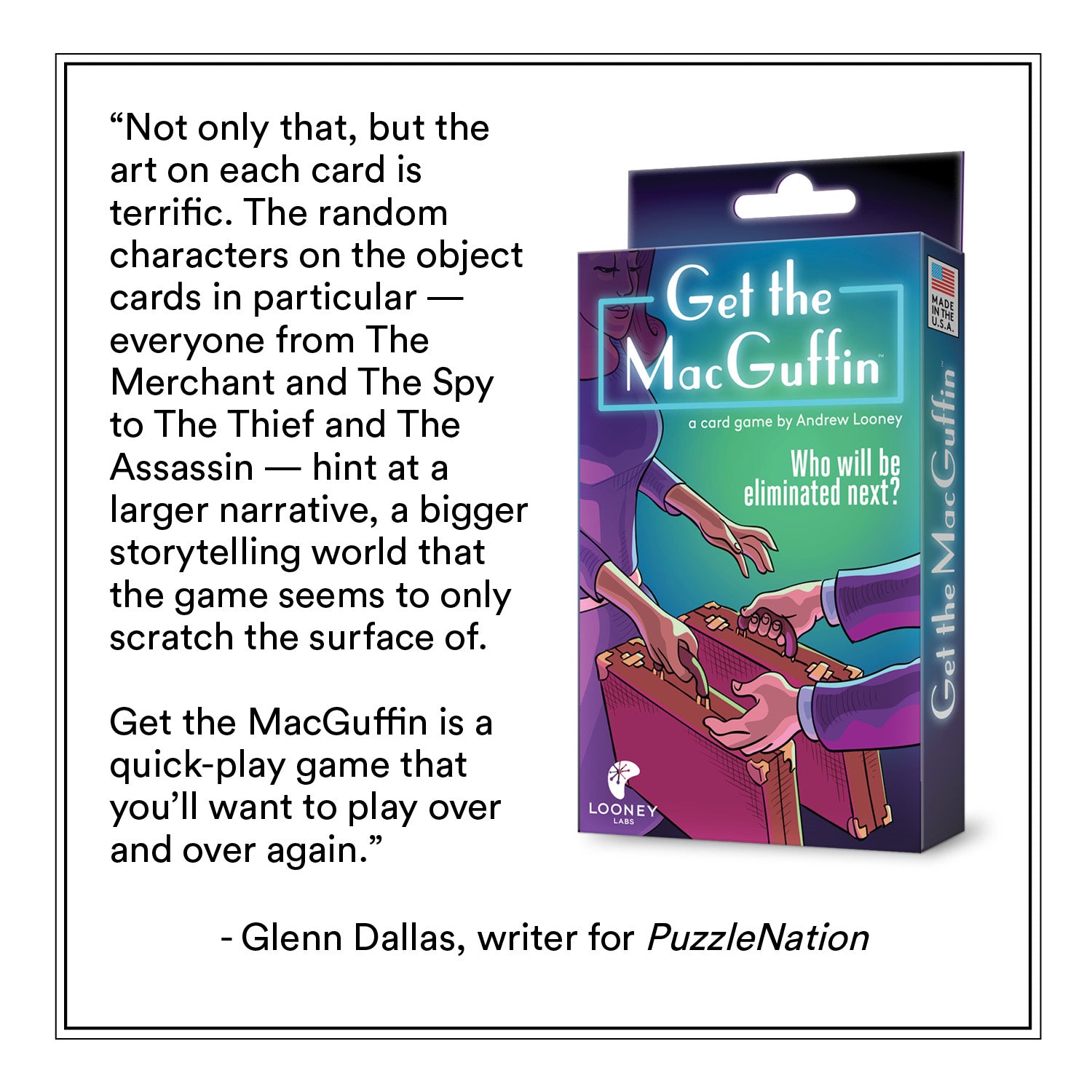 Get the MacGuffin – Looney Labs